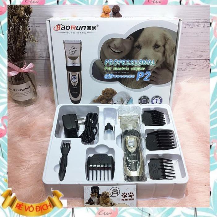 [FREESHIP - HÀNG CHÍNH HÃNG] Tông đơ cạo lông chó mèo Baorun Pro Fessional P2 - PK98 | Shopee ...