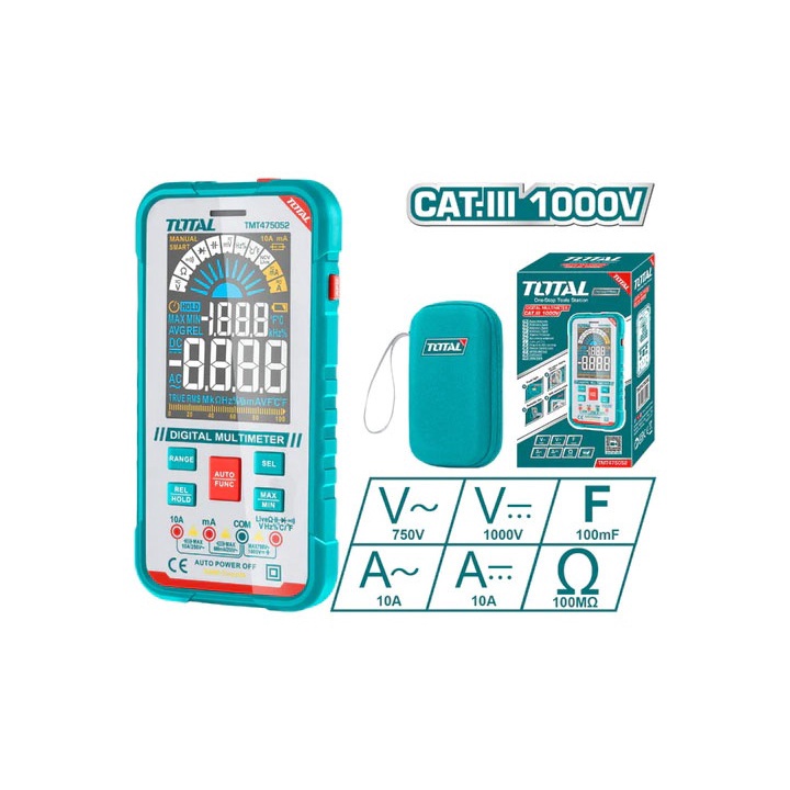 Đồng hồ đo điện vạn năng TOTAL TMT475052 | Shopee Việt Nam