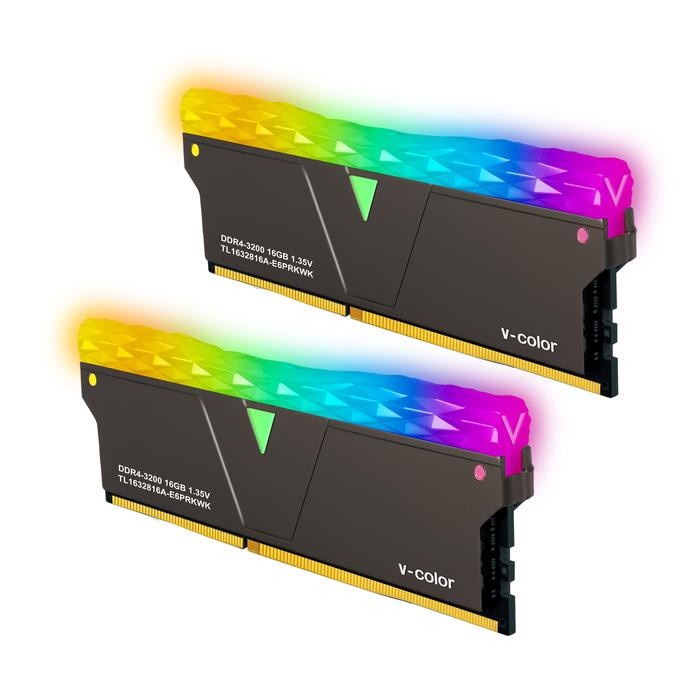 Ram V-Color 8GB-16GB DDR4 3200MHz Prism Pro RGB Black - Ram LED RGB ...