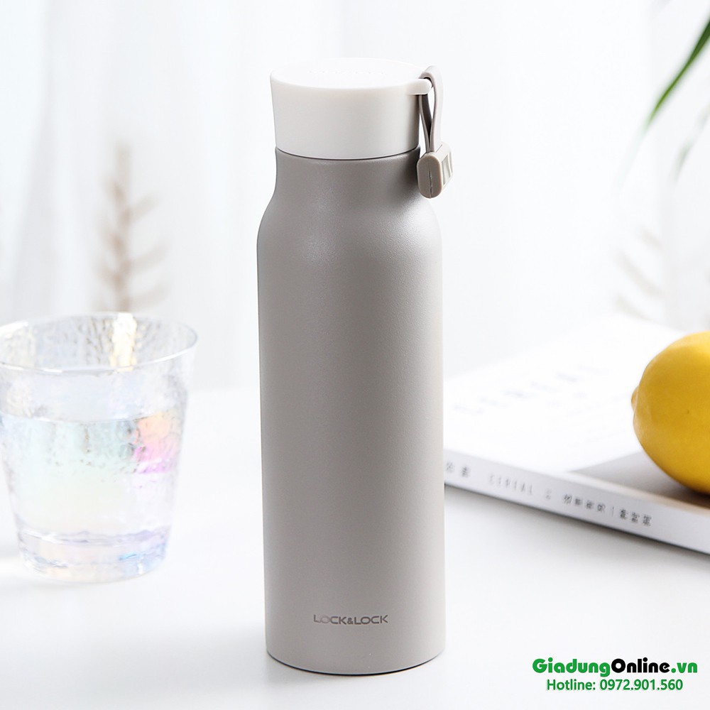 [Lock&Lock] Bình Giữ Nhiệt Name Tumbler LHC4125 GRY 500ml Màu Xám ...