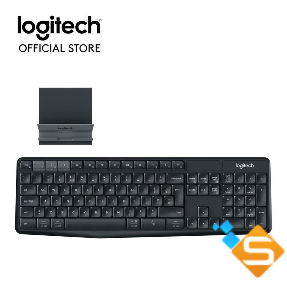 Bộ bàn phím không dây và giá đỡ LOGITECH K375s - Bảo Hành Chính Hãng 1 Năm | Shopee Việt Nam