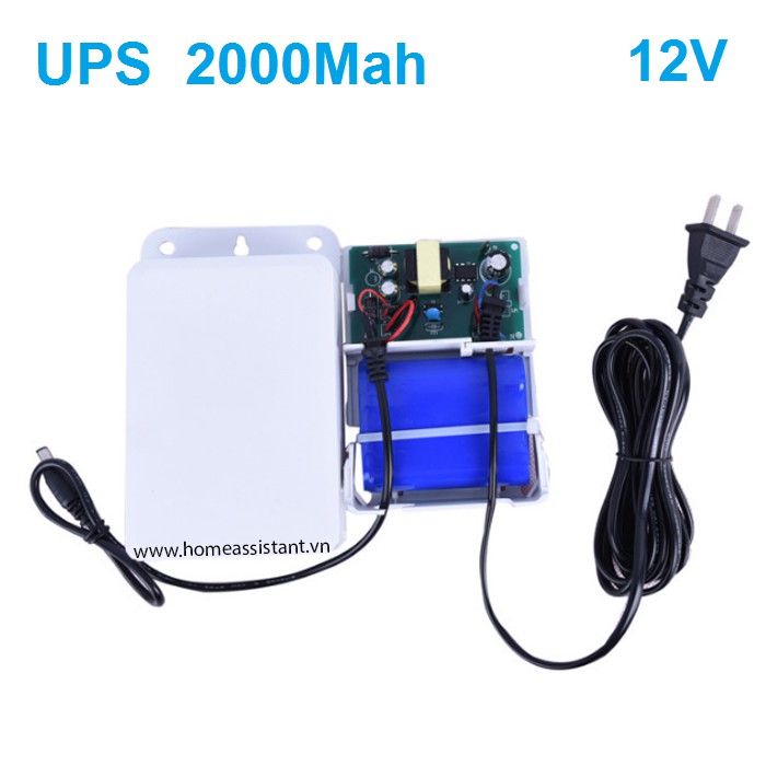Bộ Đổi Nguồn Lưu Điện UPS Cho Camera Đồ Điện Tử 12V 2000Mah UPS02 ...