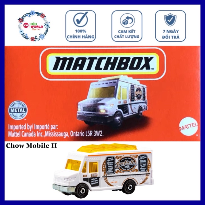 Xe mô hình Matchbox Box Chow Mobile II 24/100. | Shopee Việt Nam