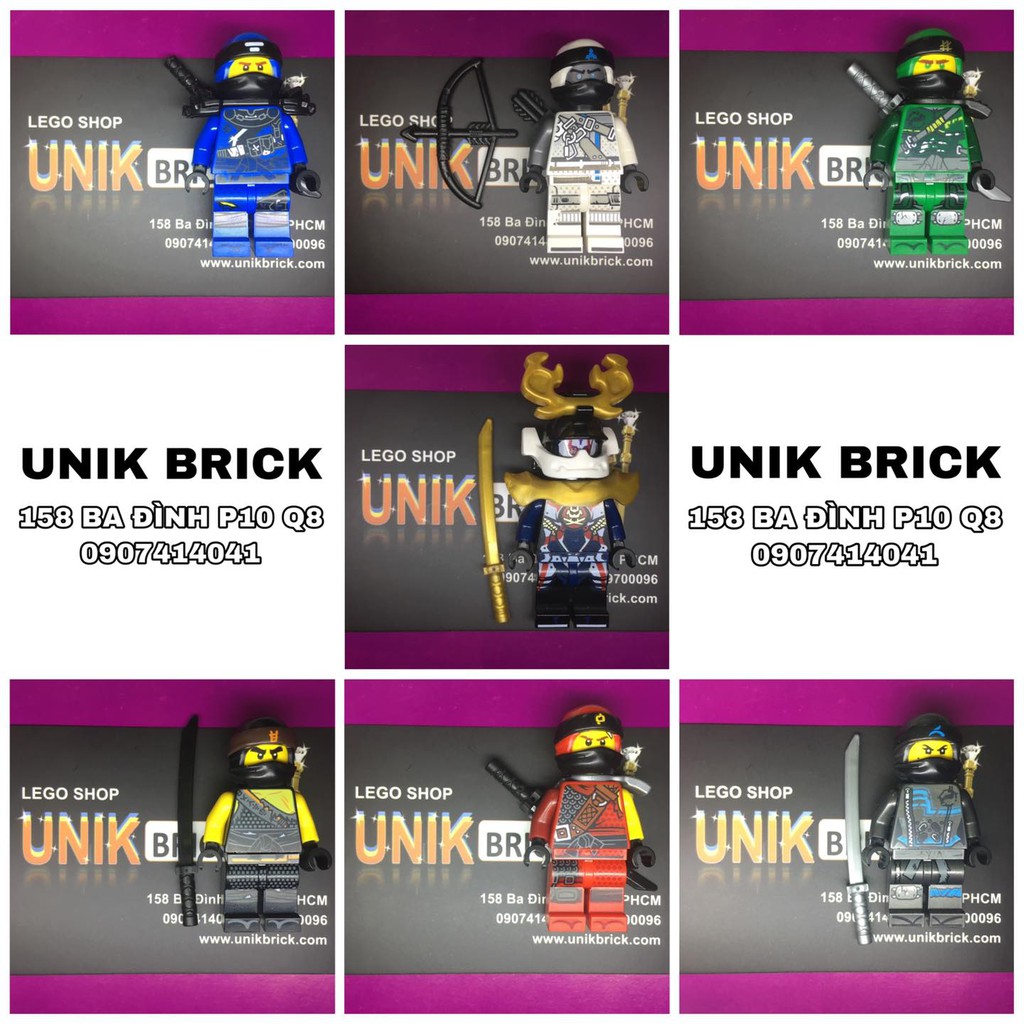 Lego UNIK BRICK Combo 7 nhân vật Ninjago Hunted trong Ninjago chính ...