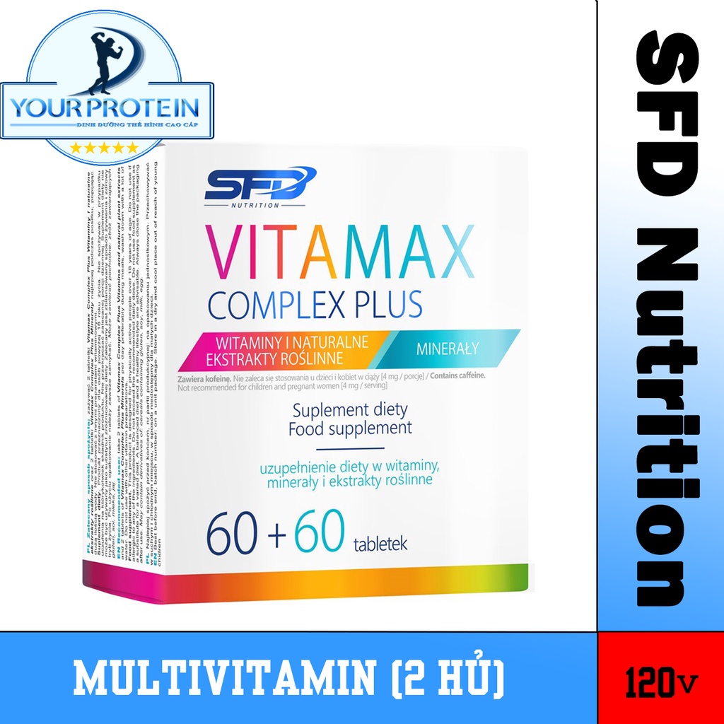 [THANH LÝ] SFD - Multivitamin : VITAMAX COMPLEX PLUS 120 Viên [ BBE ...