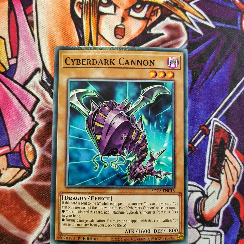 Thẻ bài Yugioh chính hãng | Cyberdark Cannon | SDCS Common | Shopee ...