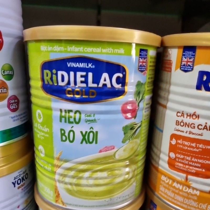 [chính hãng 100%] bột ăn dặm RIDIELAC GOLD vinamilk 350g đủ vị | Shopee ...