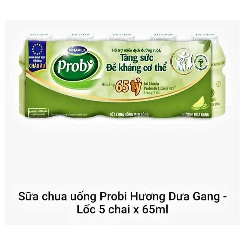 SỮA CHUA UỐNG LỢI KHUẨN PROBI THÙNG 10 LỐC /LỐC 5 CHAI/ 64ML | Shopee ...