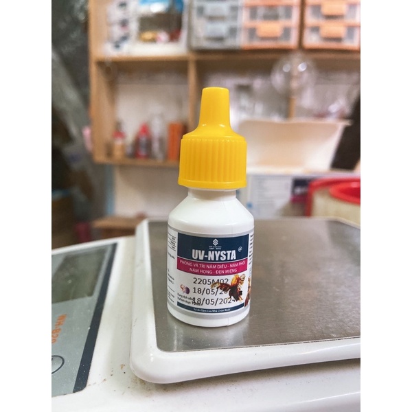 UV Nysta - hỗ trợ chim vẹt nấm diều lọ 10ml. | Shopee Việt Nam