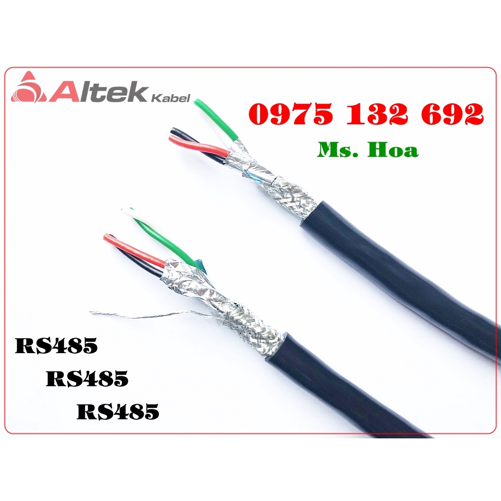 RS485 18AWG 1 Pair, RS485 18AWG 2 Pair, Cáp tín hiệu RS485 chống nhiễu ...