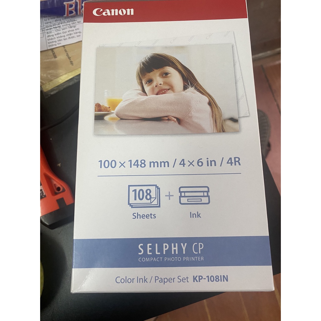 Giấy Và Mực In Ảnh Nhiệt Canon KP108 Cho Máy In Canon | Shopee Việt Nam