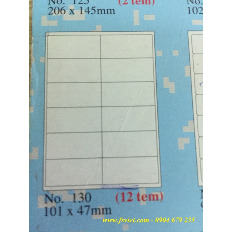 Nhãn tomy a4 130 12 tem 101×47mm | Shopee Việt Nam