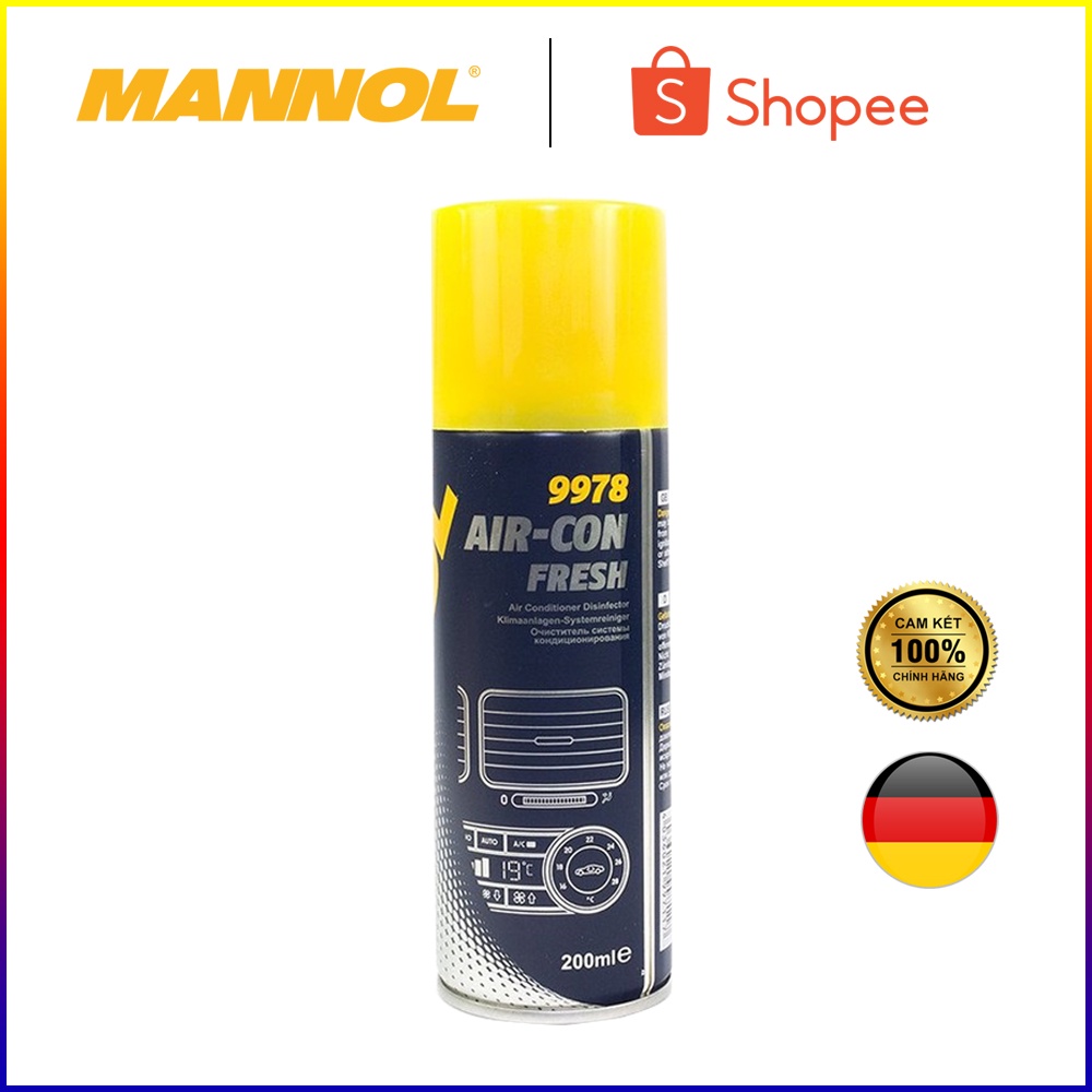 Khử mùi dàn lạnh ô tô Mannol 9978 | Shopee Việt Nam