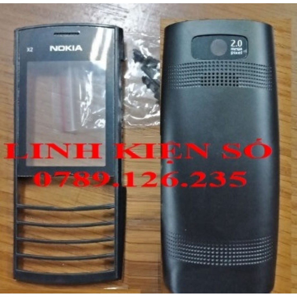 VỎ NOKIA X2 02 KHÔNG PHÍM MÀU ĐEN | Shopee Việt Nam