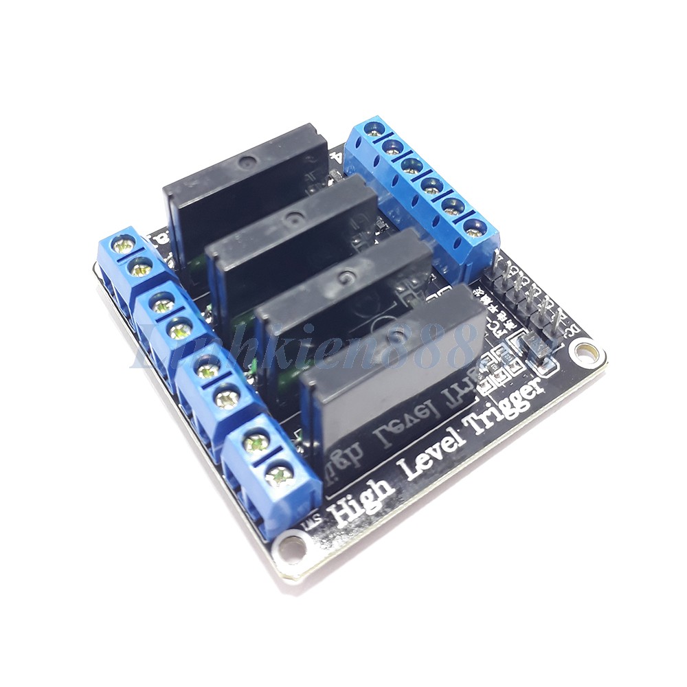 Module Relay Bán Dẫn Vào 12V Ra 250V 2A 4 Kênh | Shopee Việt Nam