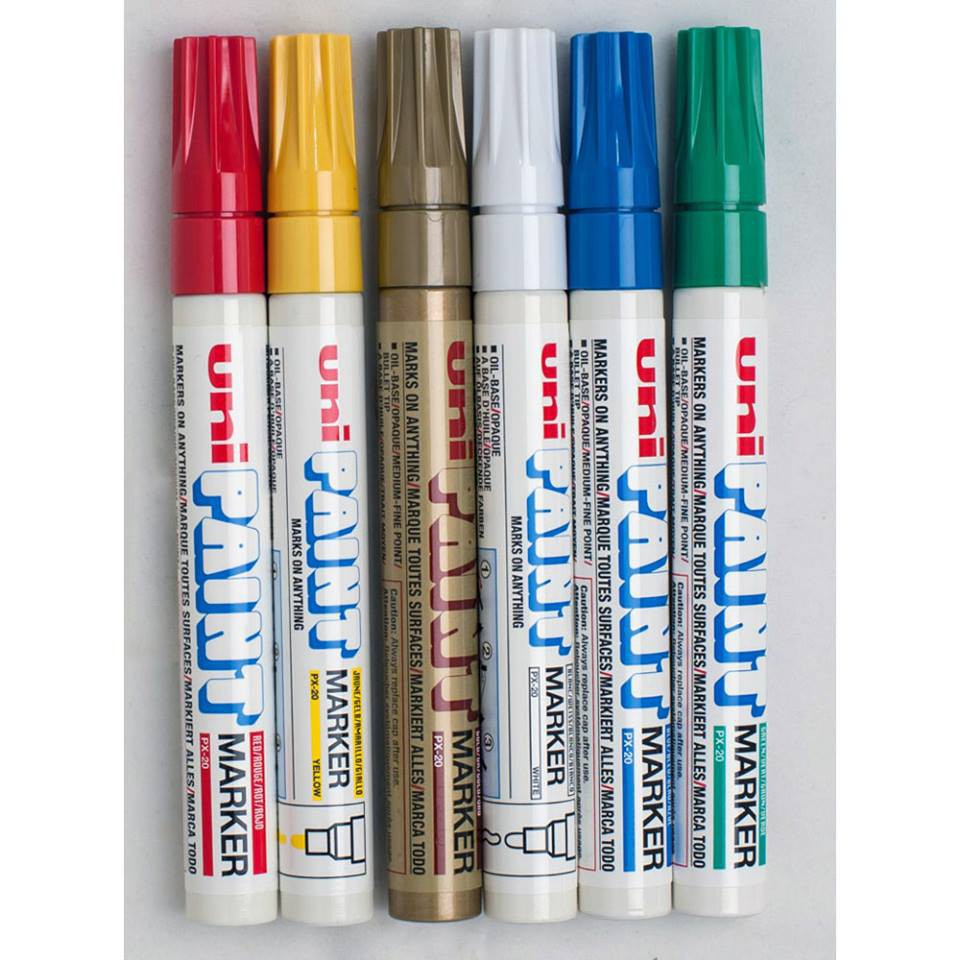 Bút Sơn Uni Paint Marker PX-20 Nét 2.2-2.8mm Chính Hãng | Shopee Việt Nam