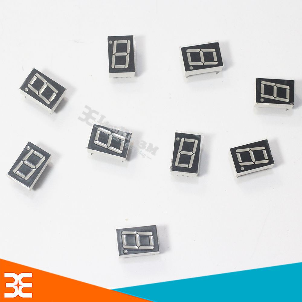 Bộ 10 Con Led 7 Thanh Anot Chung 1 Số 0,56Inch ( Sáng Đỏ ) | Shopee ...