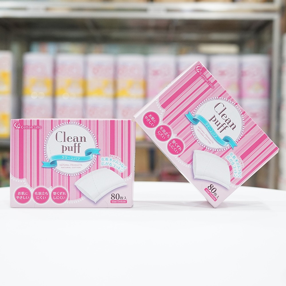 Bông tẩy trang Clean Puff 80 tờ | Shopee Việt Nam