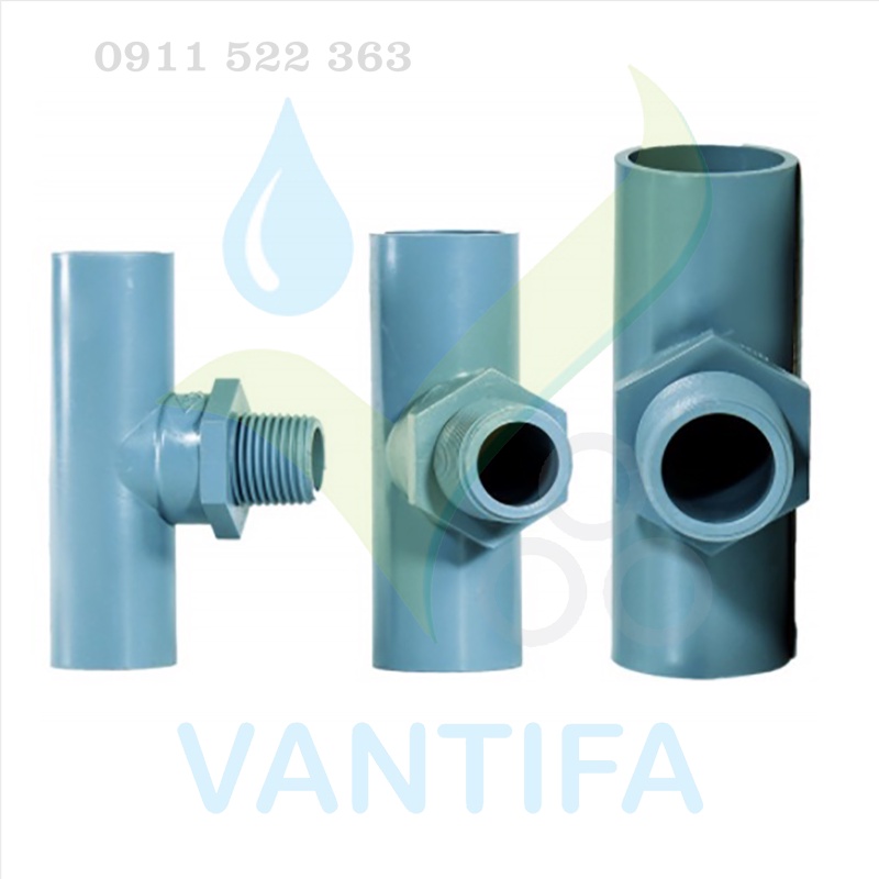 Tê PVC ren ngoài 21 - ống 21/27/34mm đủ kích cỡ | Shopee Việt Nam