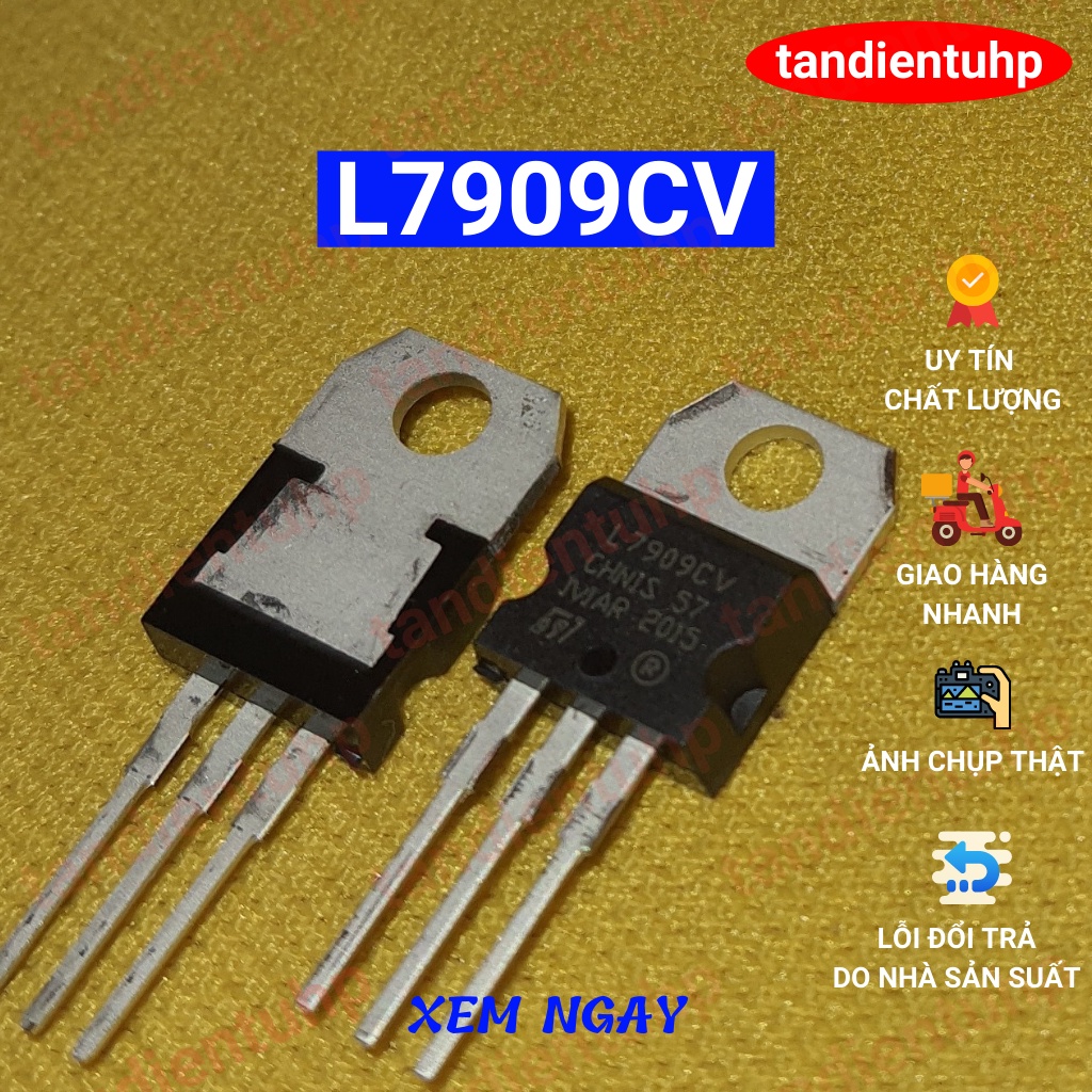 5 CHIẾC IC ỔN ÁP ÂM 7905, 7906, 7908, 7909, 7912, 7915, 7918, 7918 DÒNG ...