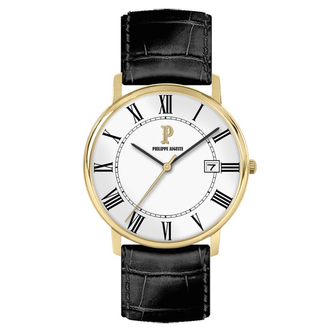 Đồng hồ nam Philippe Auguste PA5013B - Size mặt 39 mm | Shopee Việt Nam