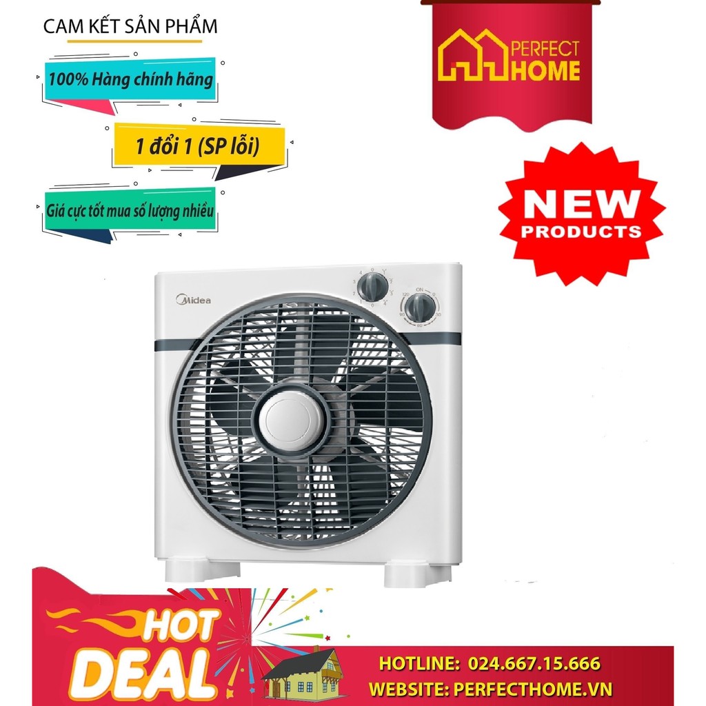 BÃO SALE {Hàng chính hãng} ( Hàng_Chính hãng) Quạt hộp Midea KYT30-15A KTY30-15 | Shopee Việt Nam