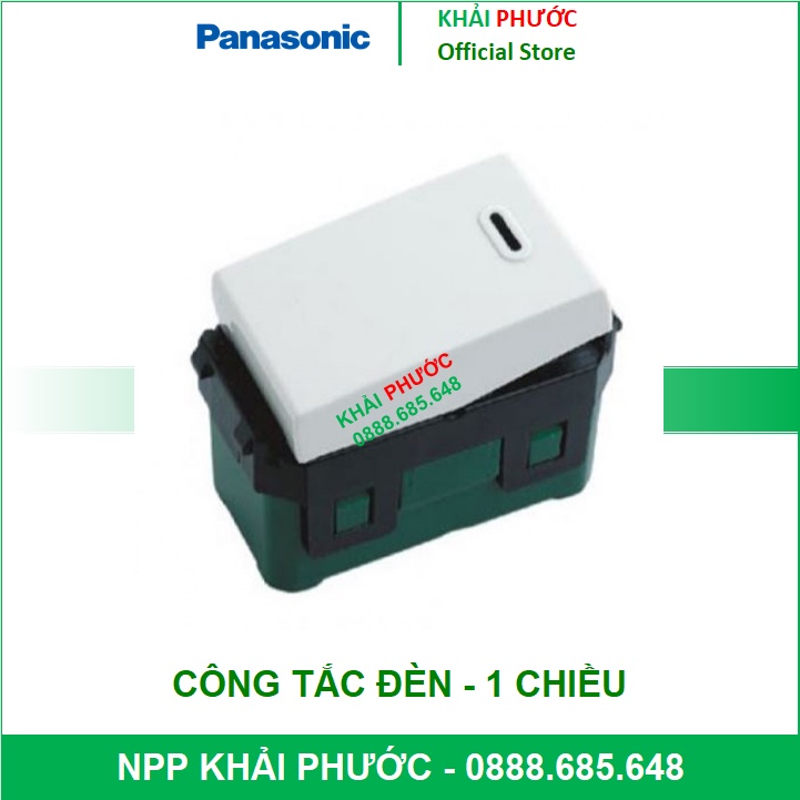 CÔNG TẮC ĐƠN 1 CHIỀU PANASONIC PANA WIDE WEV5001SW MÀU TRẮNG WEV5001H ...