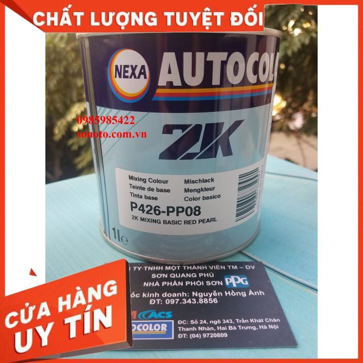 P426-PP08 Sơn gốc màu Camay bơ đỏ hãng Nexa Autocolor lon 1 Lít ...