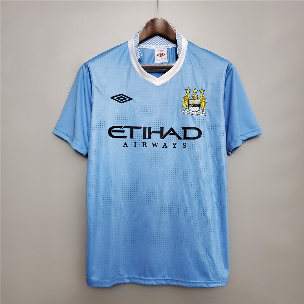 Áo Bóng Đá Đội Tuyển Manchester City 11-12 Phong Cách Retro | Shopee ...