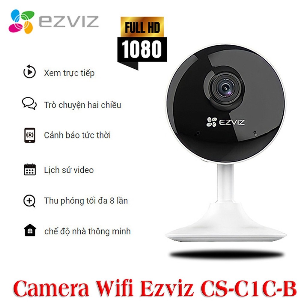 Camera Ip Wifi Ezviz C1c 1080p Cs C1c E0 1e2wf Fullhd 1080p Shopee