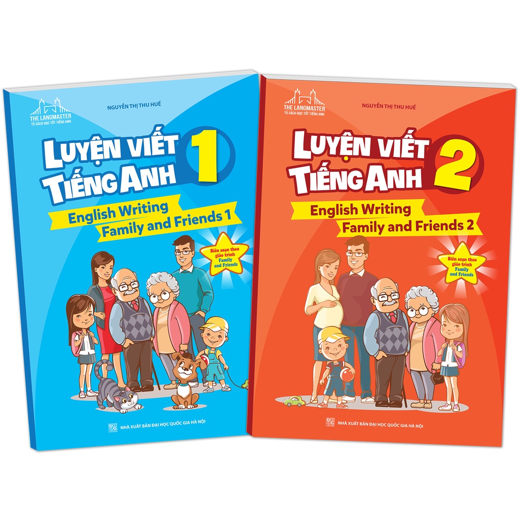 Sách - Combo 2c luyện viết tiếng anh - English writing Family and ...