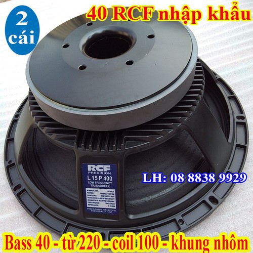 CẶP BASS 40 RCF CAO CẤP NHẬP KHẨU - BASS 40 RỜI - GIÁ 2 LOA | Shopee Việt Nam