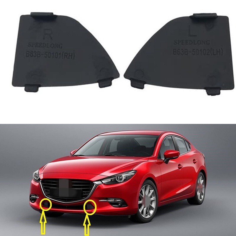 Nắp đậy lưới gió cản trước - Miếng ốp tam giác cản trước Mazda 3 đời ...