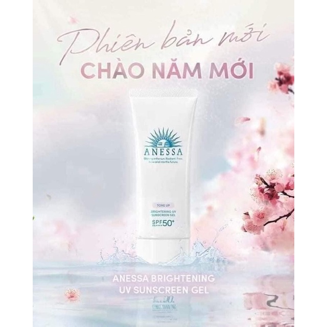 Kem chống nắng Anessa Tone Up Brightening UV Sunscreen Gel 90g | Shopee Việt Nam