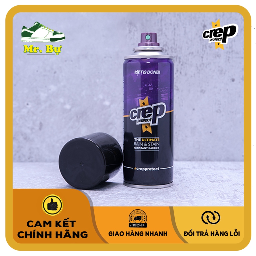 Crep Protect Spray 200ml Nano, chống thấm bảo vệ giày không ướt - bẩn ...