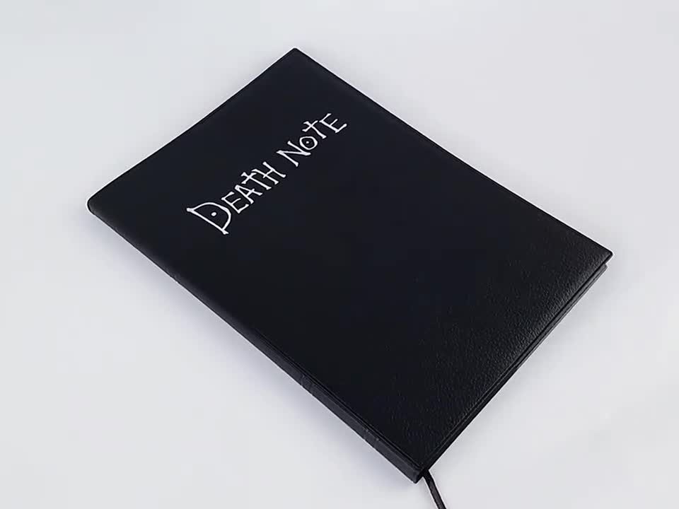Sổ tay bìa da IN HÌNH Death note anime chibi có bút và dây chuyền quà ...
