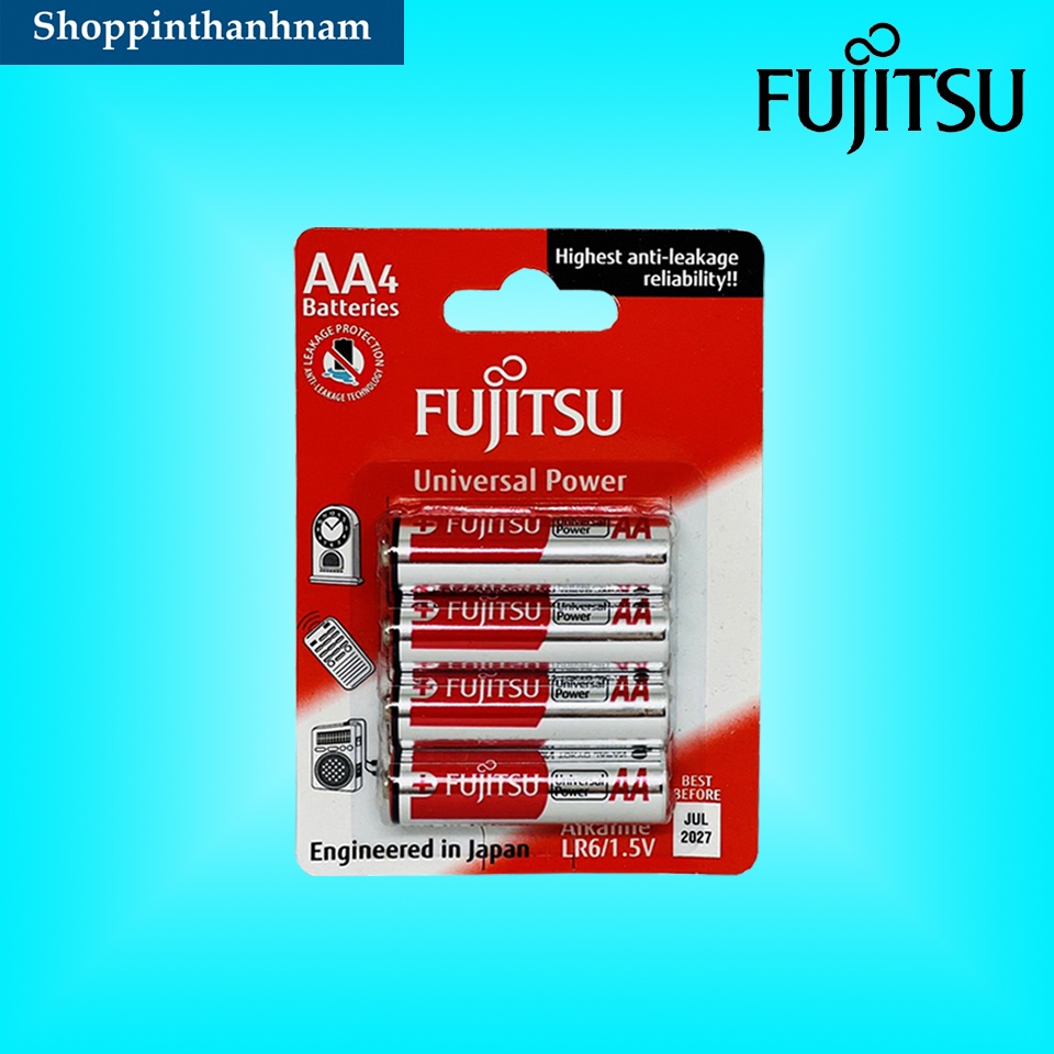 Pin AA FUJITSU alkaline 1,5V Chính Hãng Made In Indonesia | Shopee Việt Nam