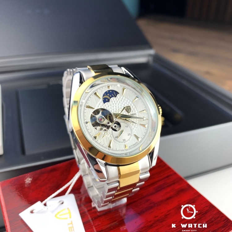 Đồng Hồ Nam Tevise T995 Mặt Đen, Đồng Hồ Cơ Automatic, Hàng Chính Hãng ...