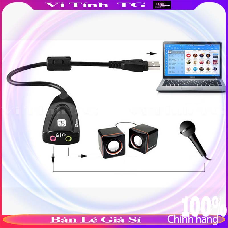Đầu chuyển USB RA SOUND CHUYỂN ĐỔI TỪ CỔNG USB RA LOA VI TÍNH TG ...