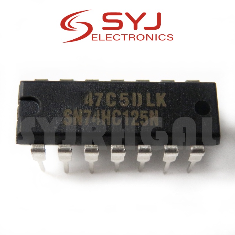 10 Chiếc Mới Chính Hãng SN74HC125N 74HC125 Quad Đệm Dòng Điều Khiển IC ...
