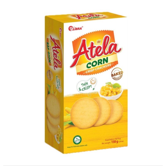 Bánh Atela Cracker Bắp Giòn 150g | Shopee Việt Nam
