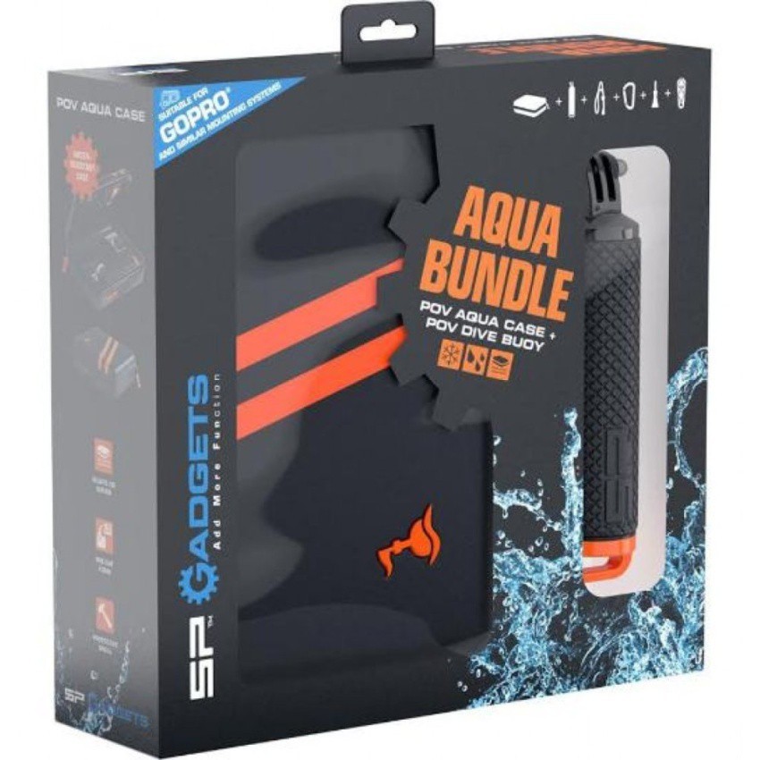 Bộ phụ kiện SP Aqua Bundle cho camera GoPro (Đen) | Shopee Việt Nam
