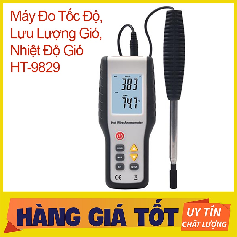 Máy Đo Tốc Độ, Lưu Lượng Gió, Nhiệt Độ Gió HT9829 | Shopee Việt Nam