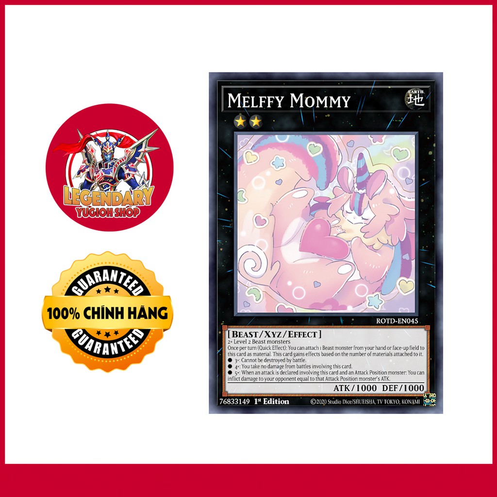 [EN-JP][Thẻ Bài Yugioh Chính Hãng] Melffy Mommy | Shopee Việt Nam