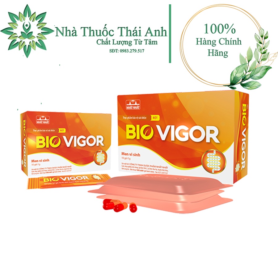 BIO VIGOR bột men vi sinh nhất nhất BIO VIGOR hộp 10 gói bột 1gr ...