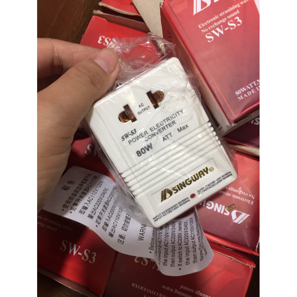 Cục chuyển nguồn điện medela 220v->110v ( 80w ) | Shopee Việt Nam