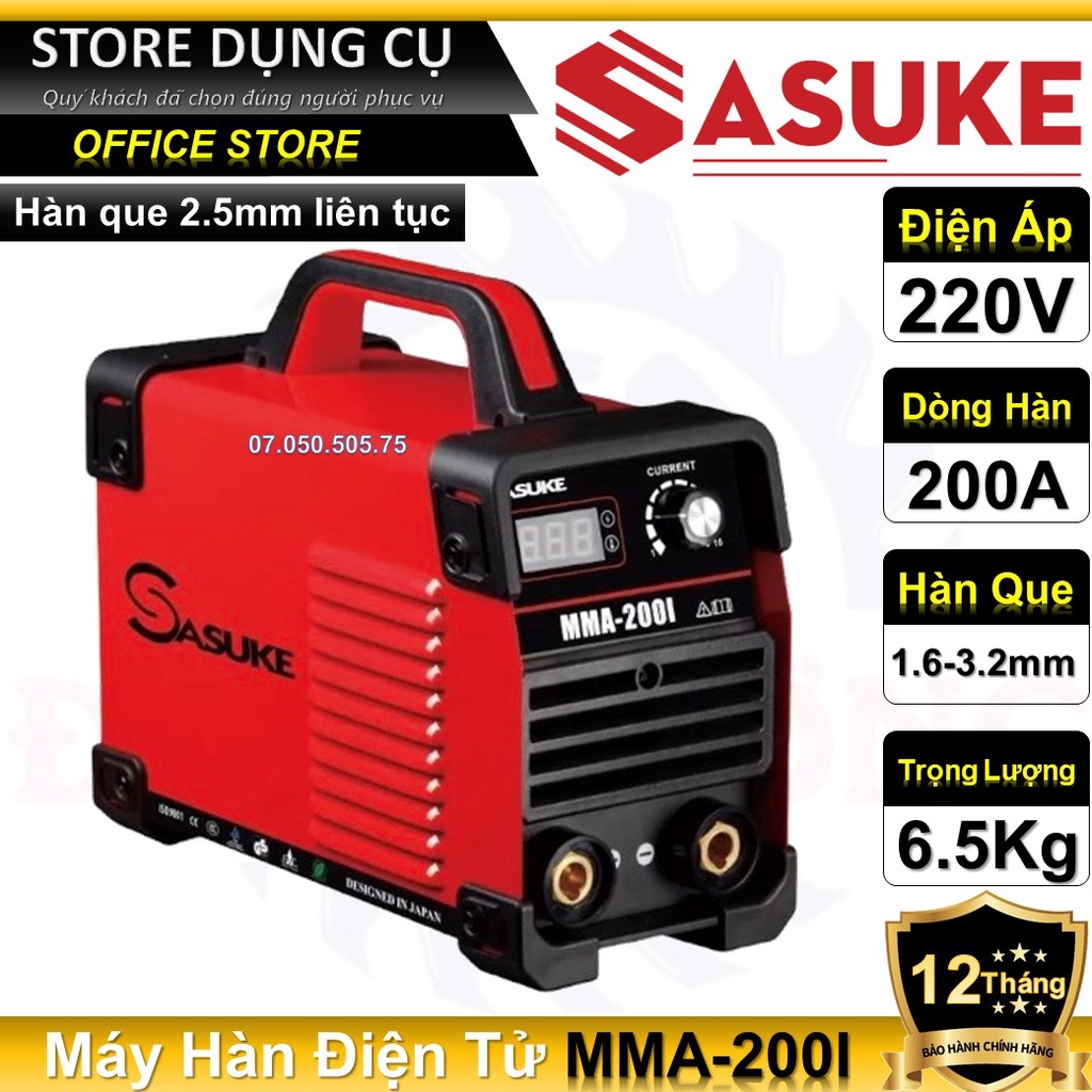 Máy hàn que điện tử Sasuke MMA-200I - Dòng hàn 200A | Shopee Việt Nam