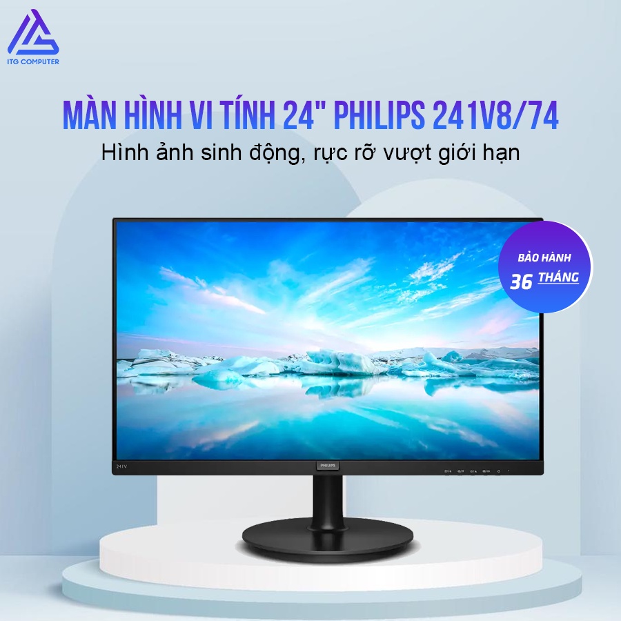 Màn hình Philip 24″ 241V8/74 full viền 75Hz IPS Chính hãng | Shopee ...