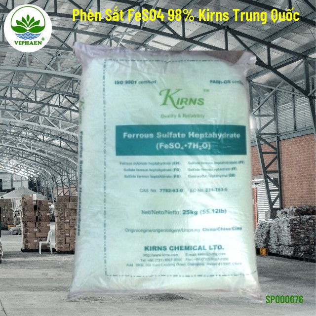 Phèn Sắt FeSO4 98% Kirns Trung Quốc | Shopee Việt Nam