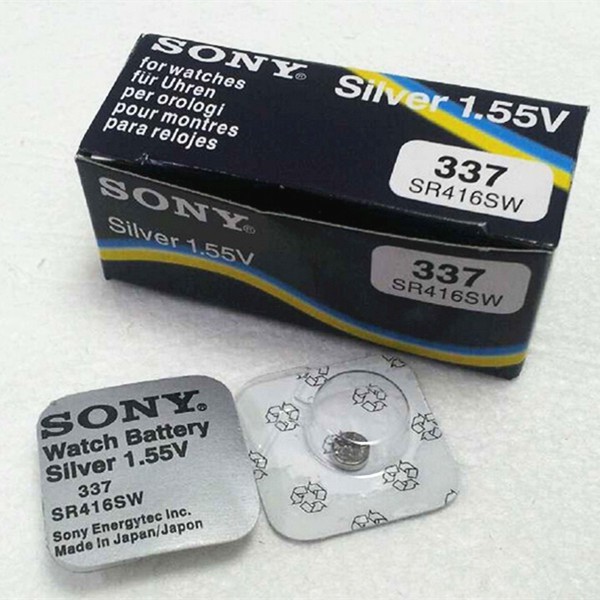 Pin Sony 337/ SR416SW dành cho đồng hồ kim 3 kim (Loại tốt - Giá 1 viên ...